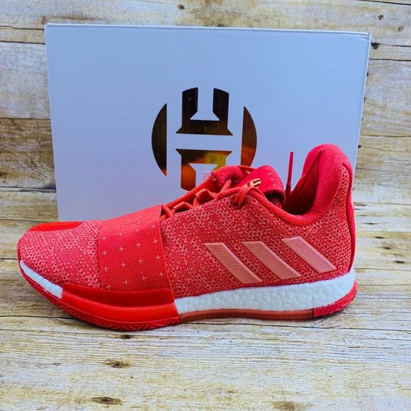 adidas | Shoes | New Adidas Harden Vol 3 Invader Red Coral Boost | Poshmark